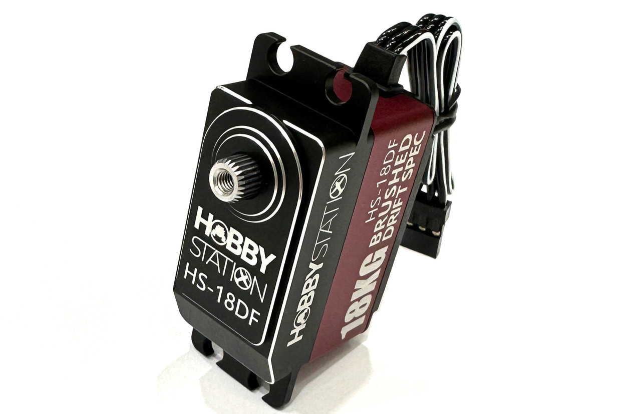 Hobby Station 18kg Low profile Hi-end Drift Spec servo HS-18DF (Red ...