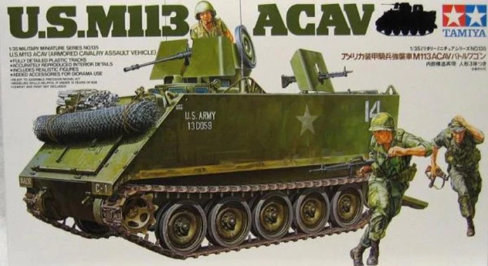 Tamiya- 1/35 U.S. M113 ACAV Tank [35135] - Hobby Station