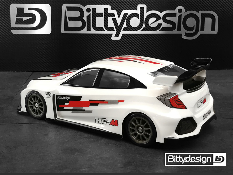 Bittydesign HC-M 1/10 M-Chassis Body for 210-225mm Wheelbase