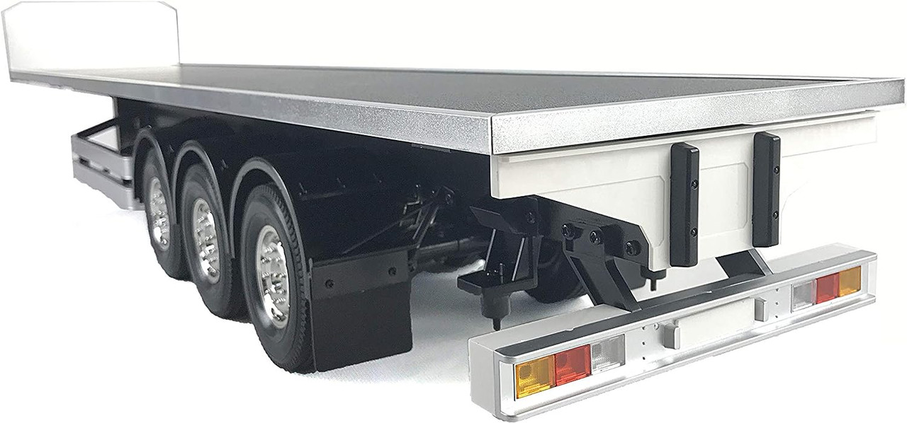 HERCULES HOBBY 1/14 Flatbed Semi-Trailer For TAMIYA Tractor Truck HH ...