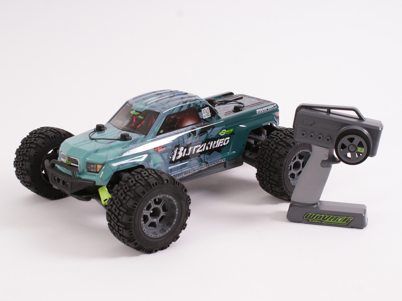 WOV Racing Mustangs 4S Brushless Monster Truck 1/9 Scale RTR - Blue