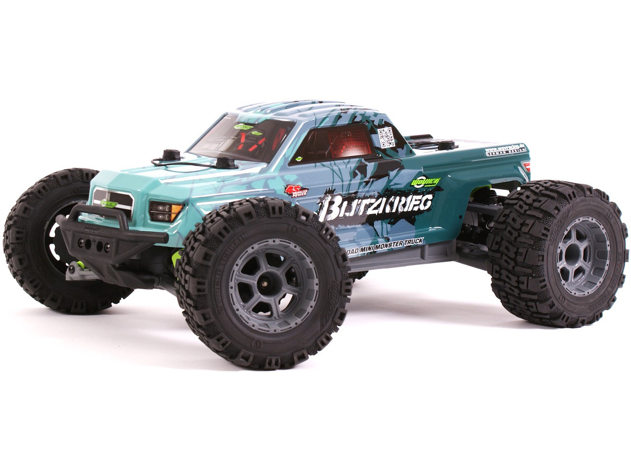 WOV Racing Mustangs 4S Brushless Monster Truck 1/9 Scale RTR - Blue