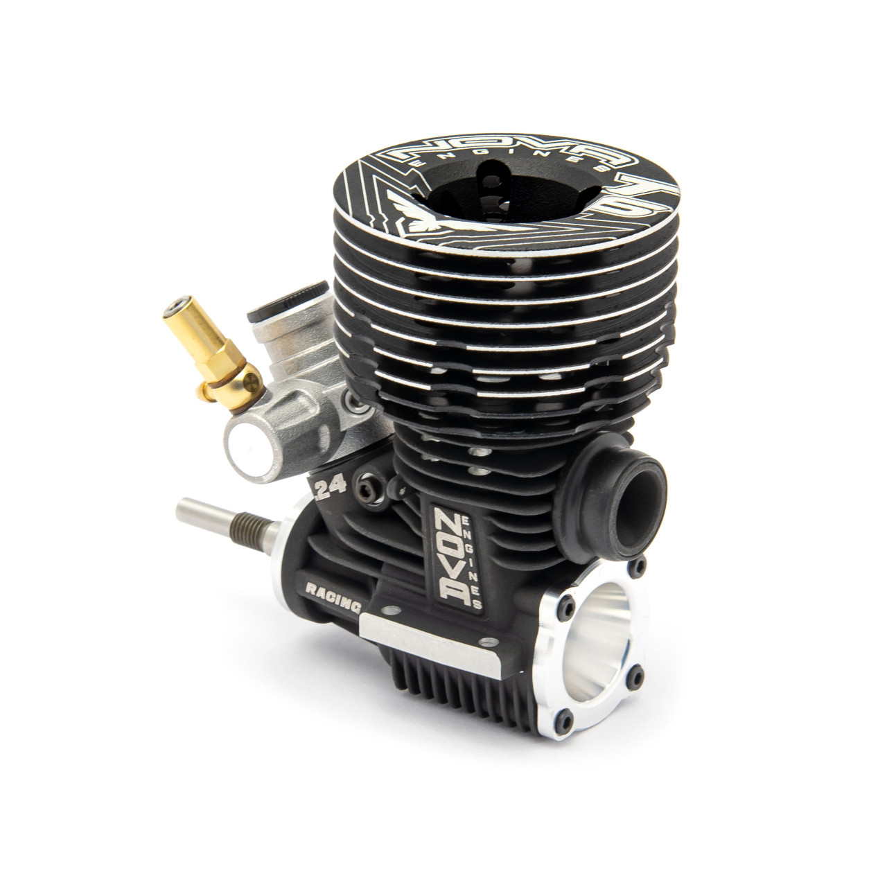 Nova Engines T6 .24 6-Port Off-Road Engine (STD Shaft) (Steel Ball ...