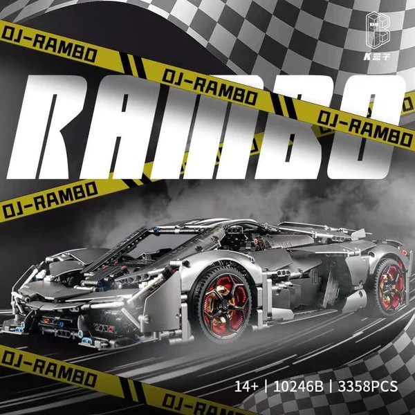KBox 10246B Lamborghini Terzo Millennio, lego, puzzle