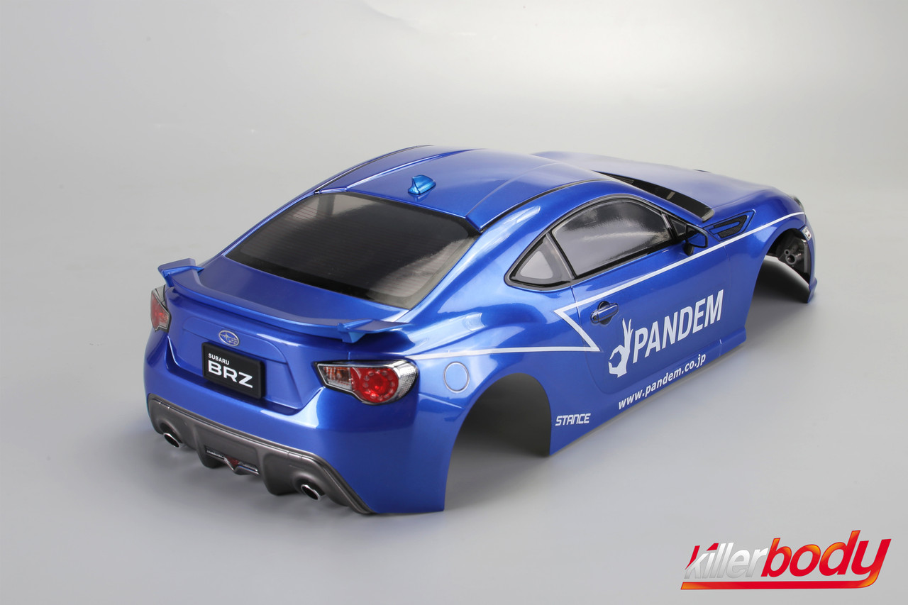 Killer Body 1/10 Subaru BRZ Blue with PANDEM sticker