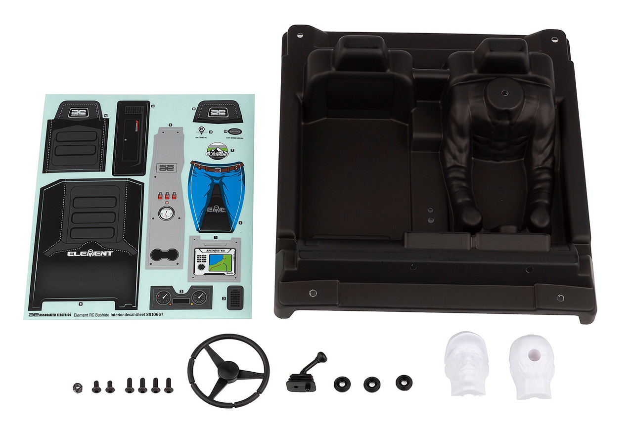 Element RC Bushido+ Interior Tray Complete Set - Hobby Station