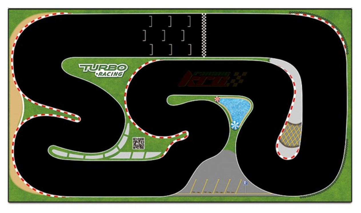 Turbo Racing 760102 Race Track Mat