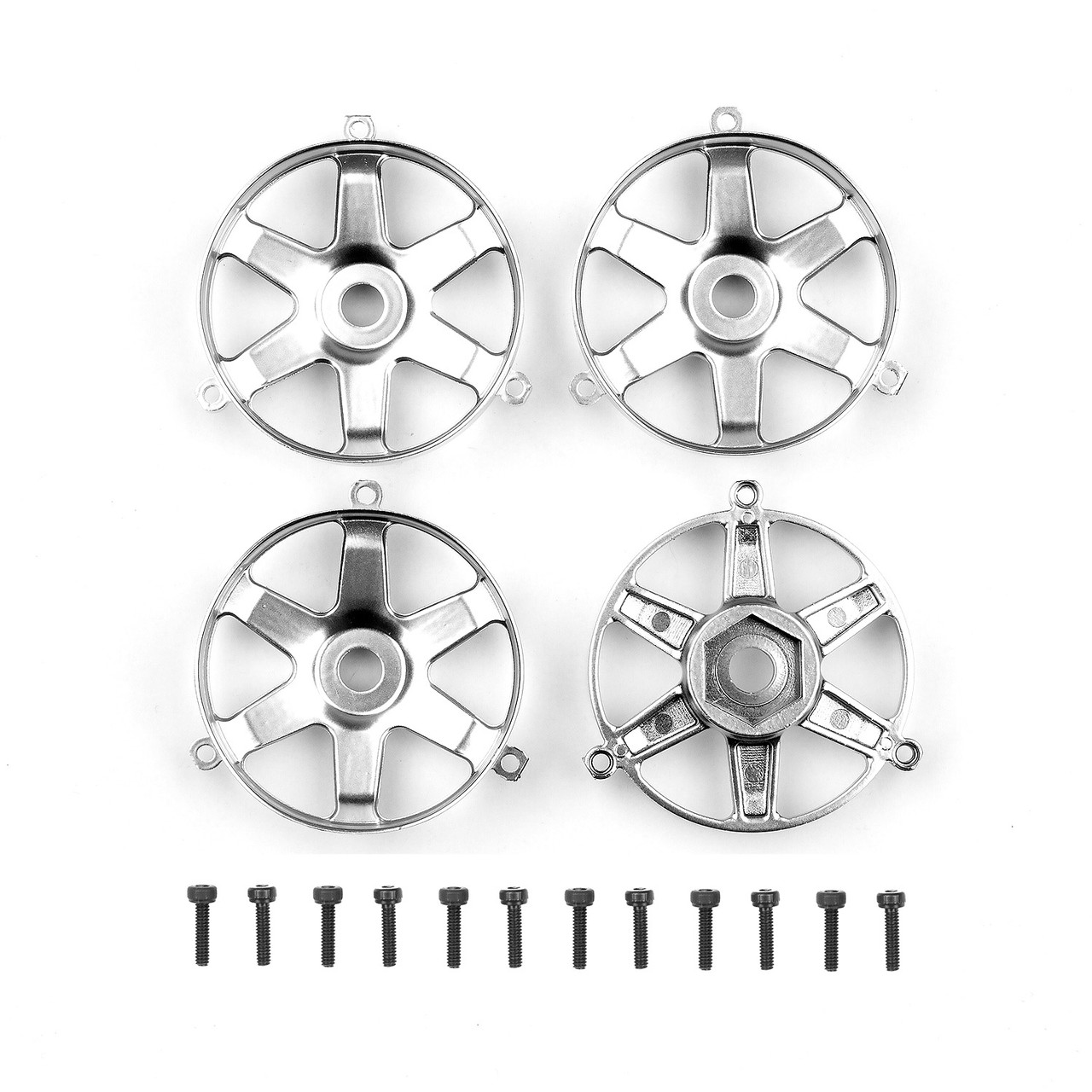 Team Associated FT Adjustable Drift Wheel Face Plate (Silver) (4 ...