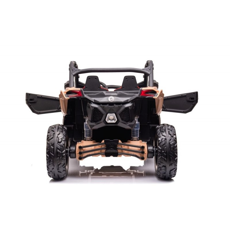 48V 4WD Licensed Can Am Maverick Kids ride on car in Black