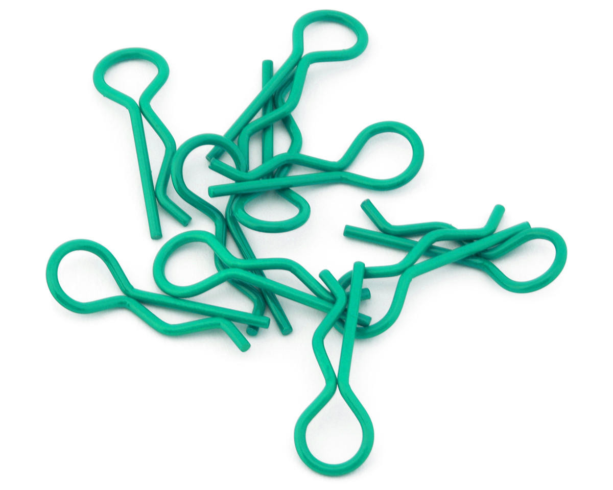 EcoPower 1/10 Body Clips (Green) (10) - Hobby Station