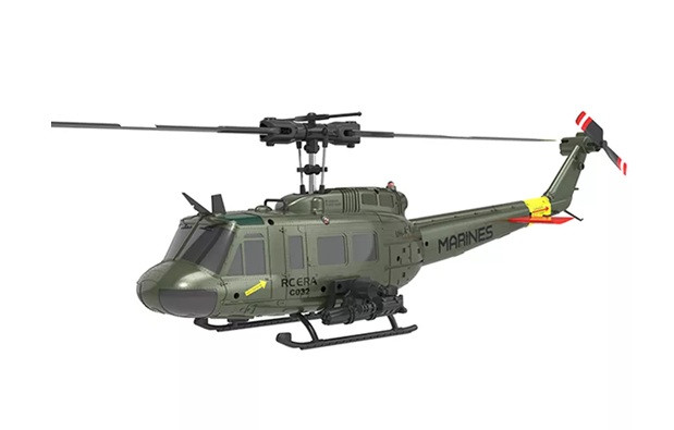 RC ERA C032 UH-1 Huey Brushless RC Helicopter 6CH 1/48 6-axis Gyro ...