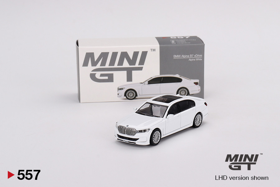 Mini GT Alpina B7 xDrive Alpine White LHD - Hobby Station