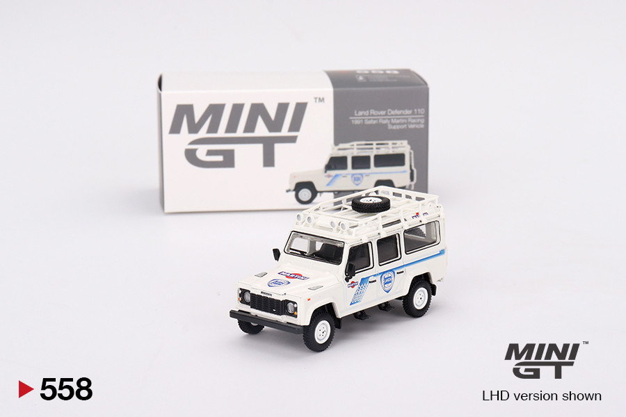 Mini GT Land Rover Defender 110 1991 Safari Rally Martini Racing ...