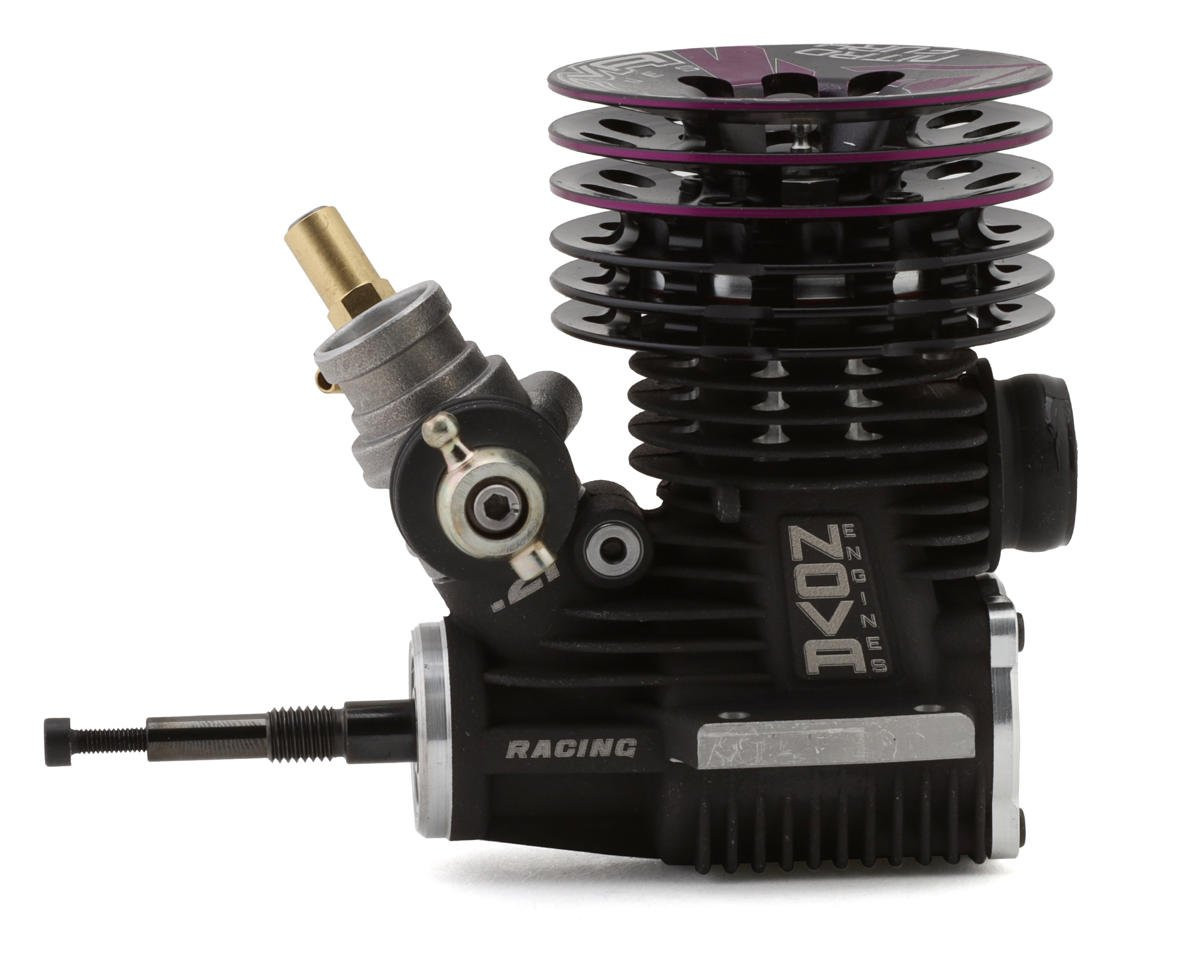 Nova Engines X9R .21 (3.5cc) 9-Port On-Road Nitro Engine (DLC Shaft ...