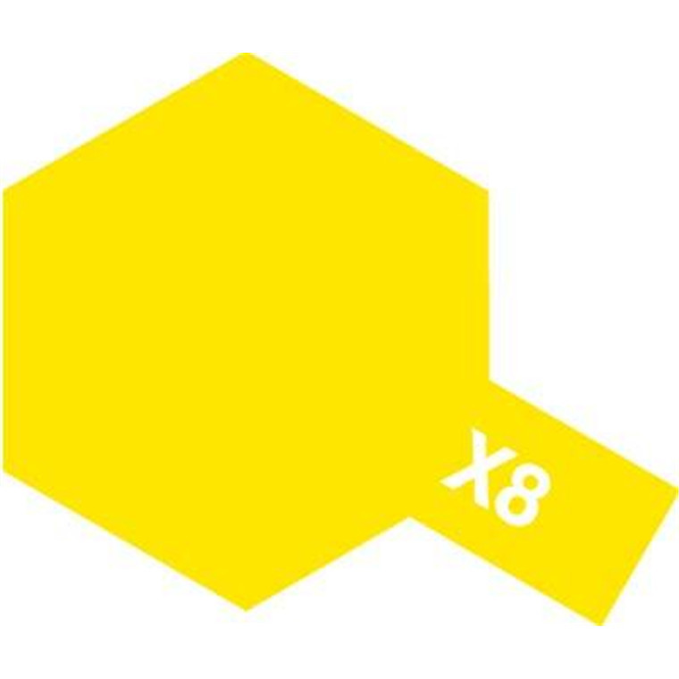 Tamiya X8 ENAMEL LEMON YELLOW 8008