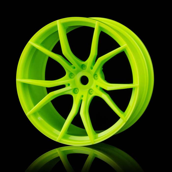 MST Green FX wheels (+5) (4pcs/pack) - Hobby Station