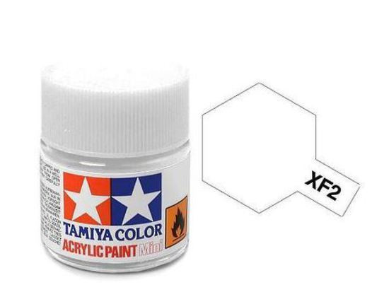 Tamiya XF-2 Flat Acrylic Paint Flat White 81702] - Hobby Station