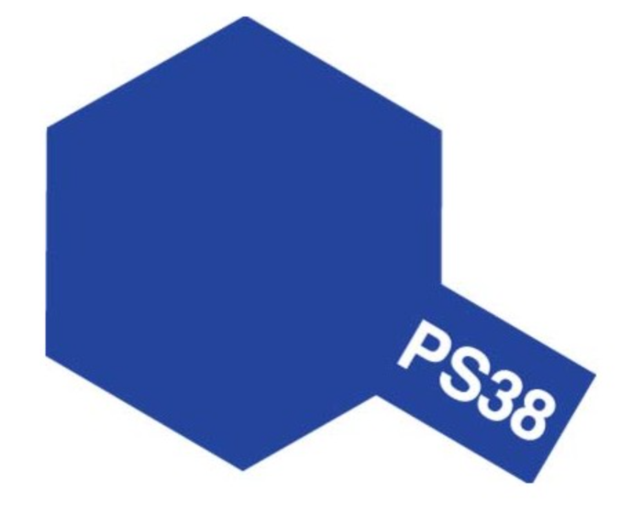 Tamiya PS-38 Polycarb Spray Translucent Blue [86038] - Hobby Station