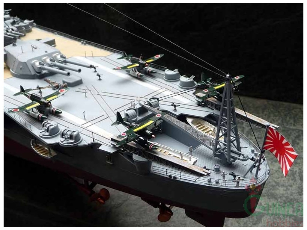 Tamiya - 1/350 Japanese Battleship Musashi Plastic Model Kit [78031 ...