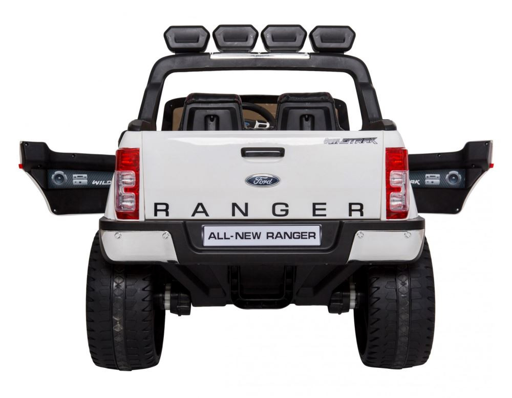 Ford Ranger ride on car, 4 Wheel drive and Rubber tyres_ Huge Size (white)