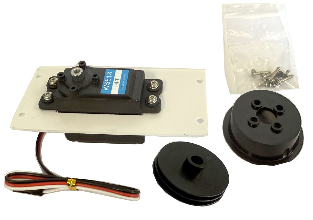 JX RC Sailing Yacht 11kg Winch Alloy gear Servo, (with a plate adptor ...