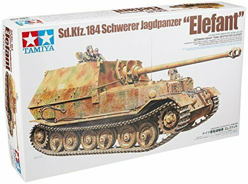 Tamiya - 1/35 German Tank Destroyer Elefant Plastic Model Kit [35325 ...