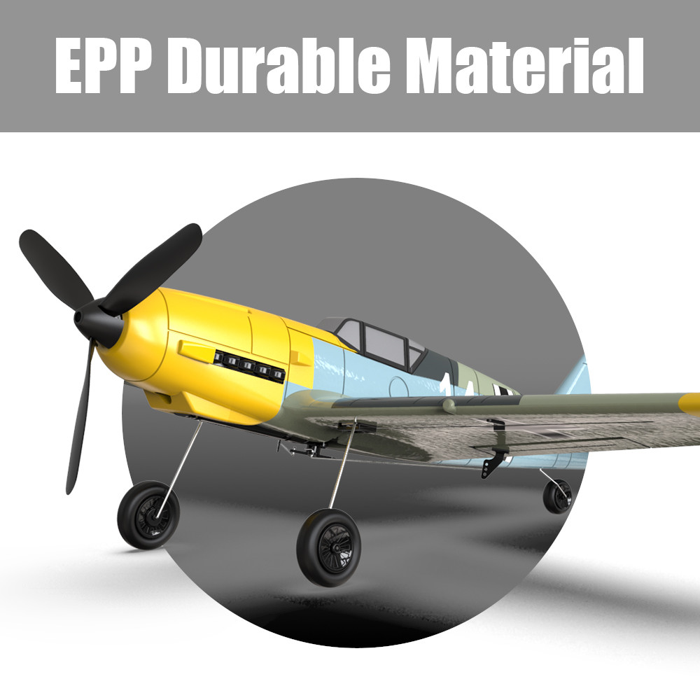 Volantex Remote Control 2.4G 4 Channels 761-11 BF-109 RC Warbird Mini ...