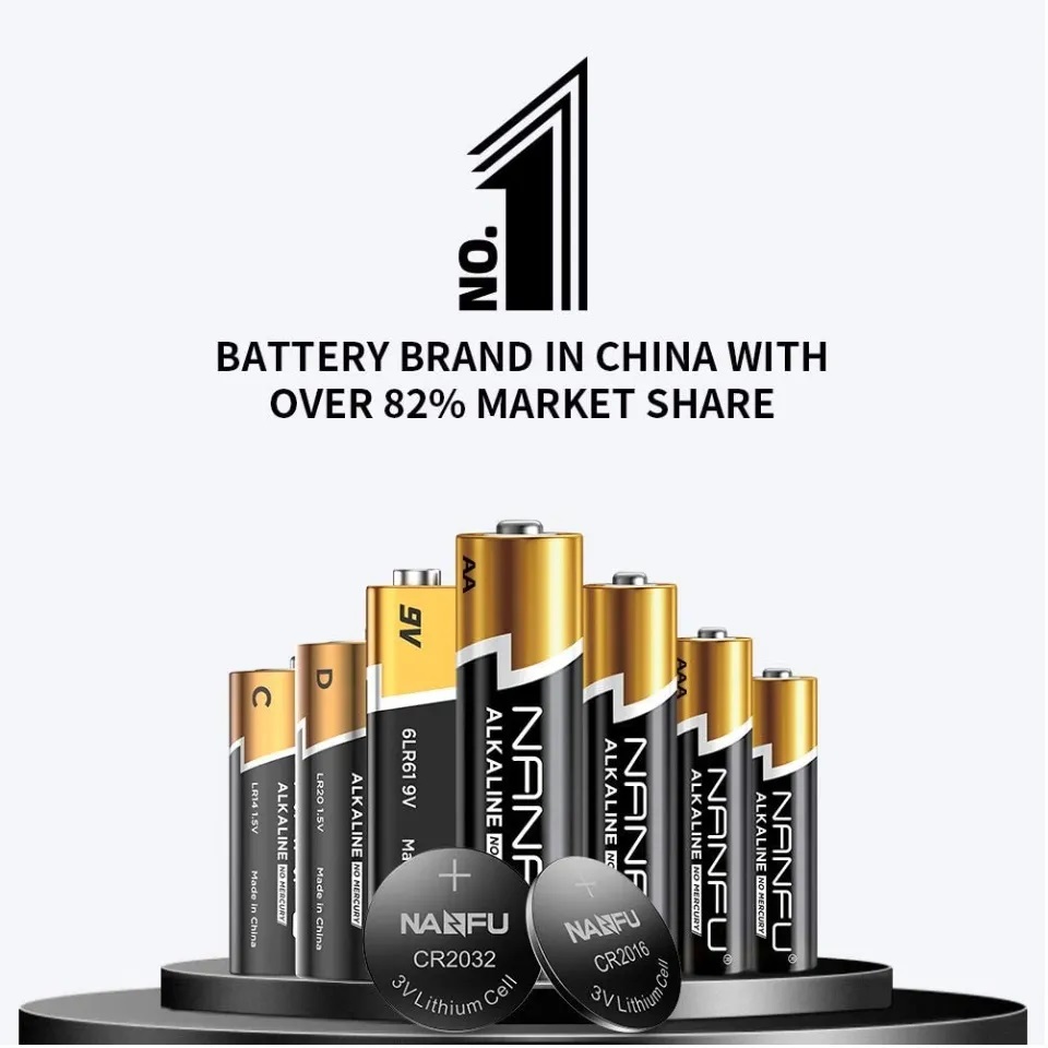NANFU Alkaline 1.5v AA Battery 6 pcs Value pack - Hobby Station