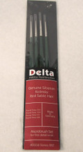 DELTA PAINT BRUSHES – GENUINE SIBERIAN KOLINSKY RED SABLE HAIR MICRO ...