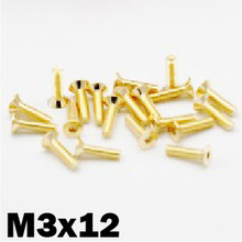 RC OMG M3x12 Flat Head Countsunk Screws (20) - Hobby Station