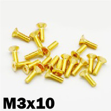 RC OMG M3x10 Flat Head Countsunk Screws (20) - Hobby Station