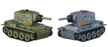 1/64 2.4G Mini RC Tank Battle Full Proportional 360° Rotating Turret ...
