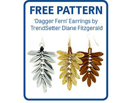Dagger Earrings by D. Fitzgerald: Starman's Trendsetter Pattern - Bello ...