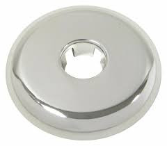 Chrome Plated Plastic Split Escutcheon 1/2" C X C