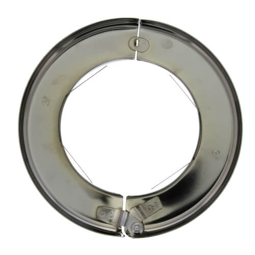 Chrome Medal Floor and Ceiling Split Escutcheon 3"