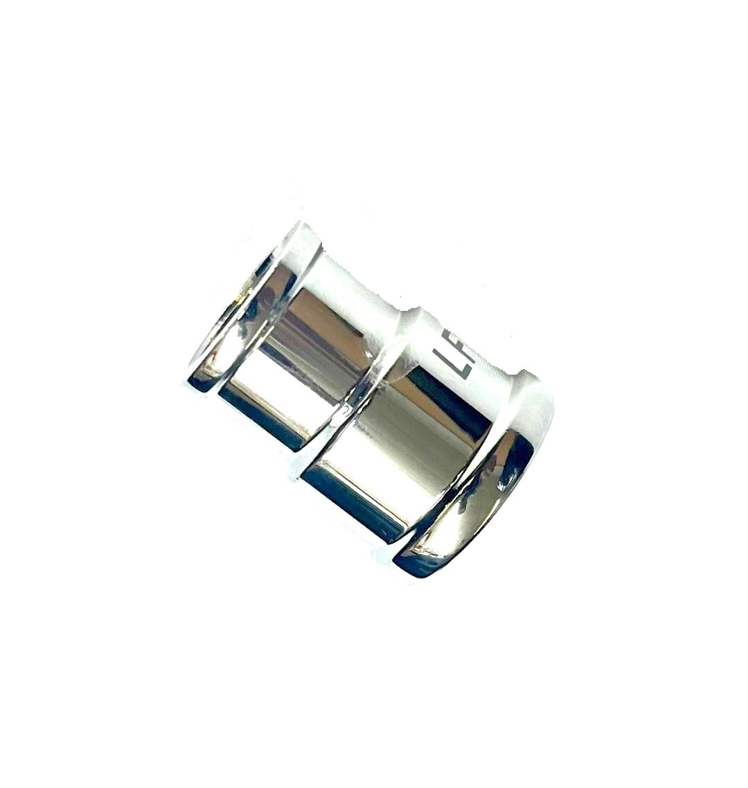 Chrome Plated Brass Reducing Coupling 1/2" X 3/8"