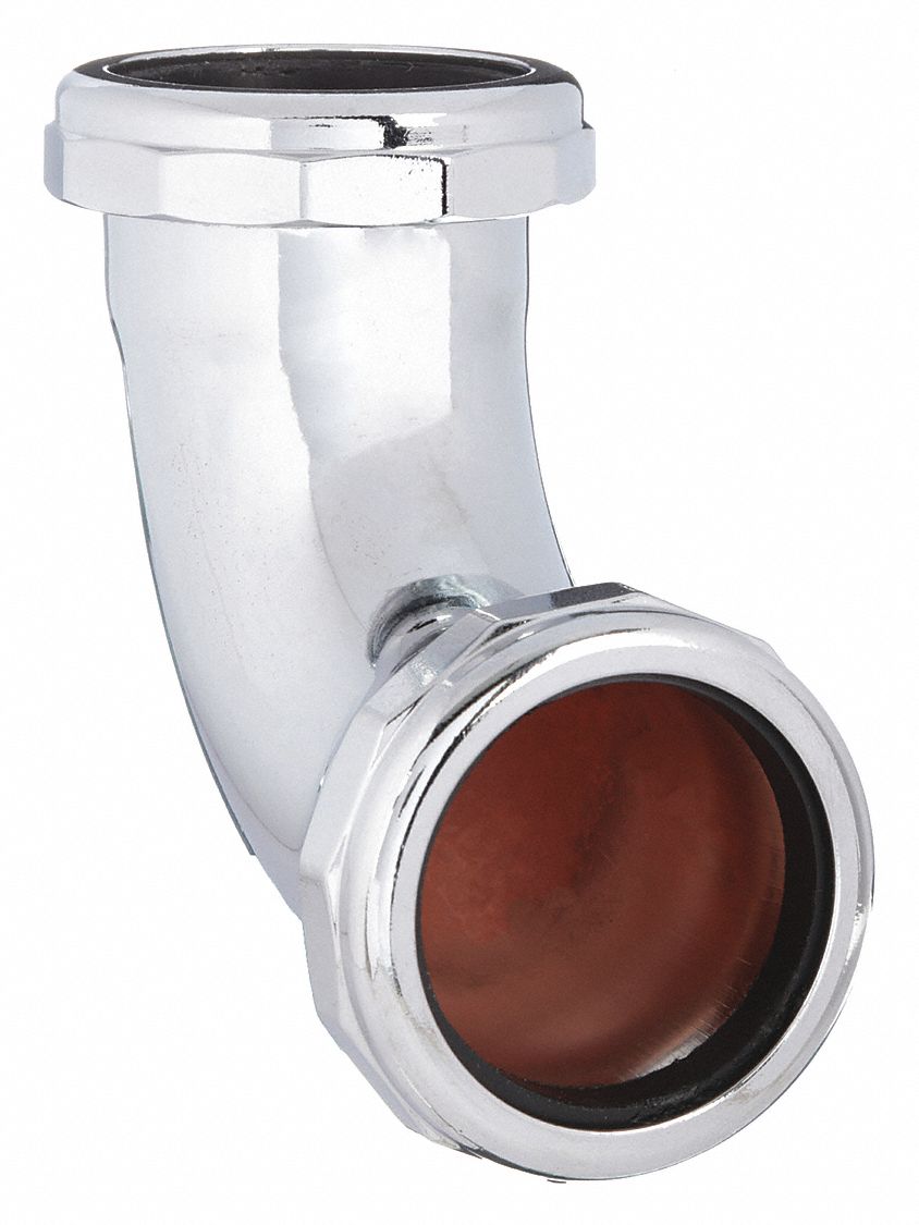 Chrome Plated Brass 90 Degree Elbow