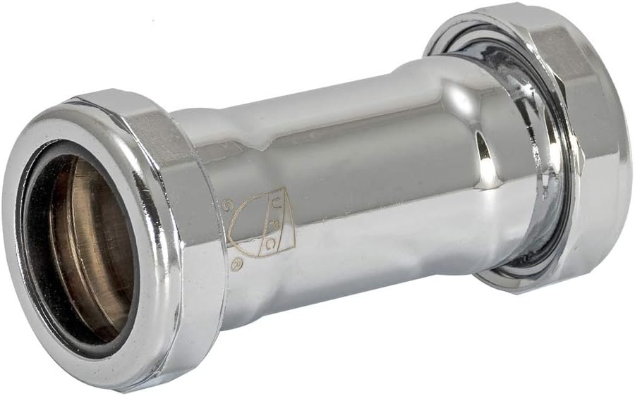 Chrome Plated Brass Slip Joint Coupling