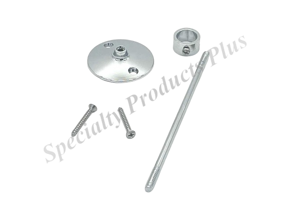 Chrome Flange Ceiling Support Kit