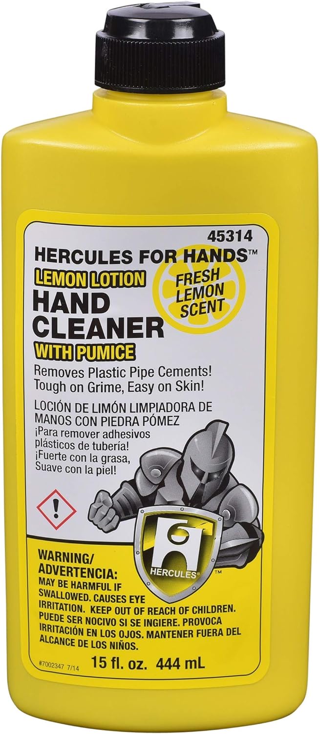 Hercules Lemon Lotion Hand Cleaner 16Ooz.