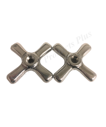 Central Brass Cross Handles H & C & D