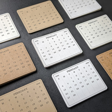 Mini Calendar Stickers 2024