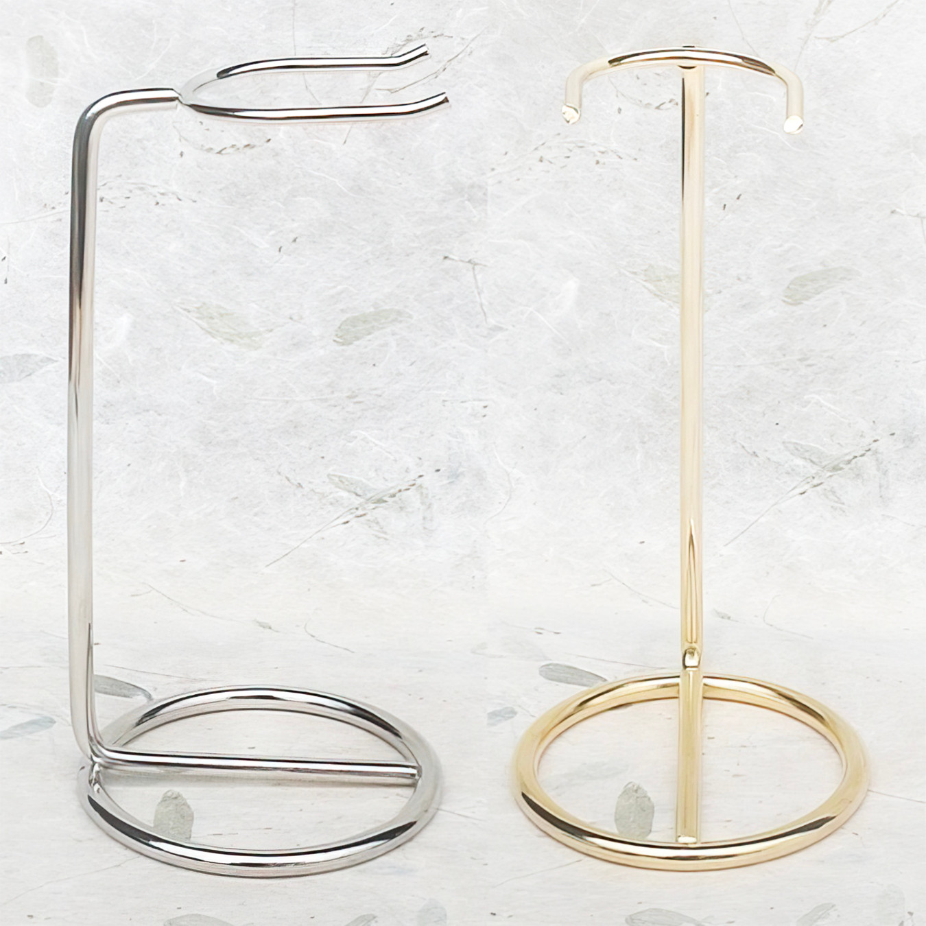 Shaving Brush and Razor Stands and Holders