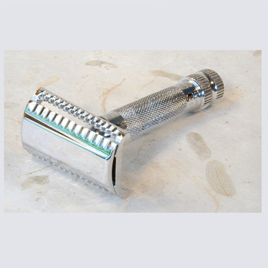 Merkur Heavy Duty Slant Head Double Edge Chrome Razor