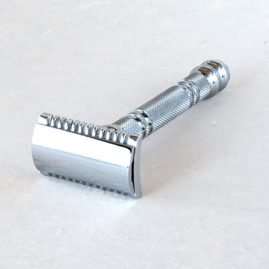 Parker Chrome Plated Open Comb Head Double Edge Safety Razor