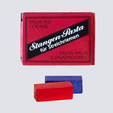 Stangen-Pasta Solingen Red and Black Solid Strop Stick Paste