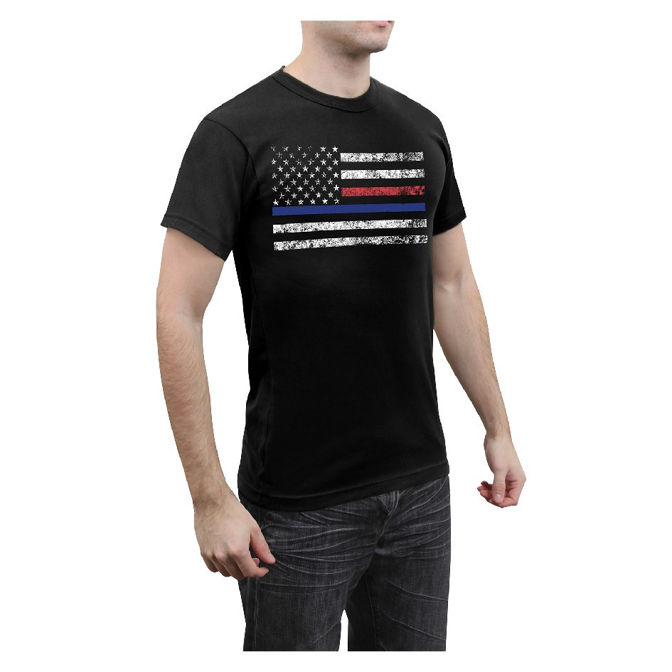Thin Blue Line & Thin Red Line T-Shirt