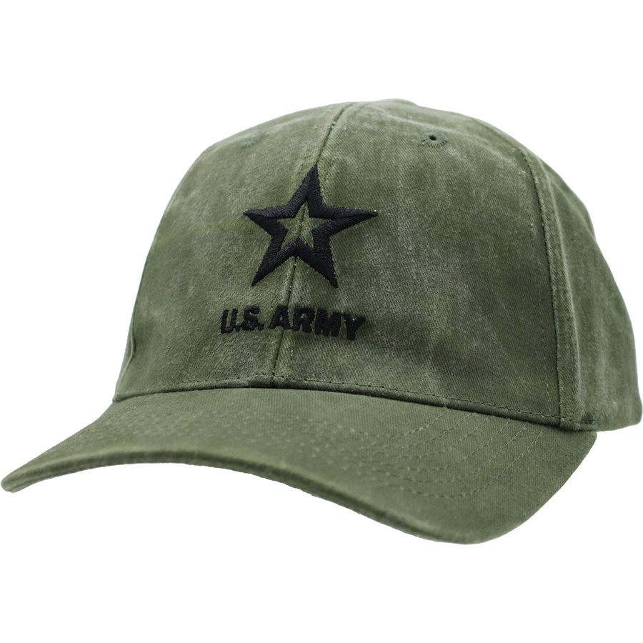 VINTAGE ARMY CAP W / LOGO - OD