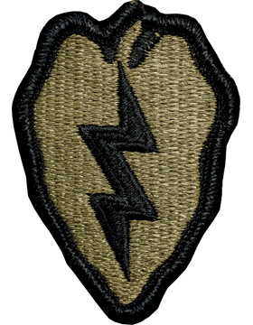 25th Infantry Division Patch - Subdued