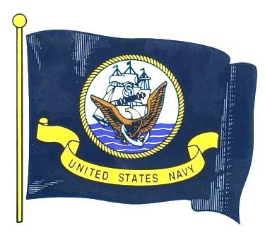 Buy U.S. Navy Wavy Flag Decal at Army Surplus World